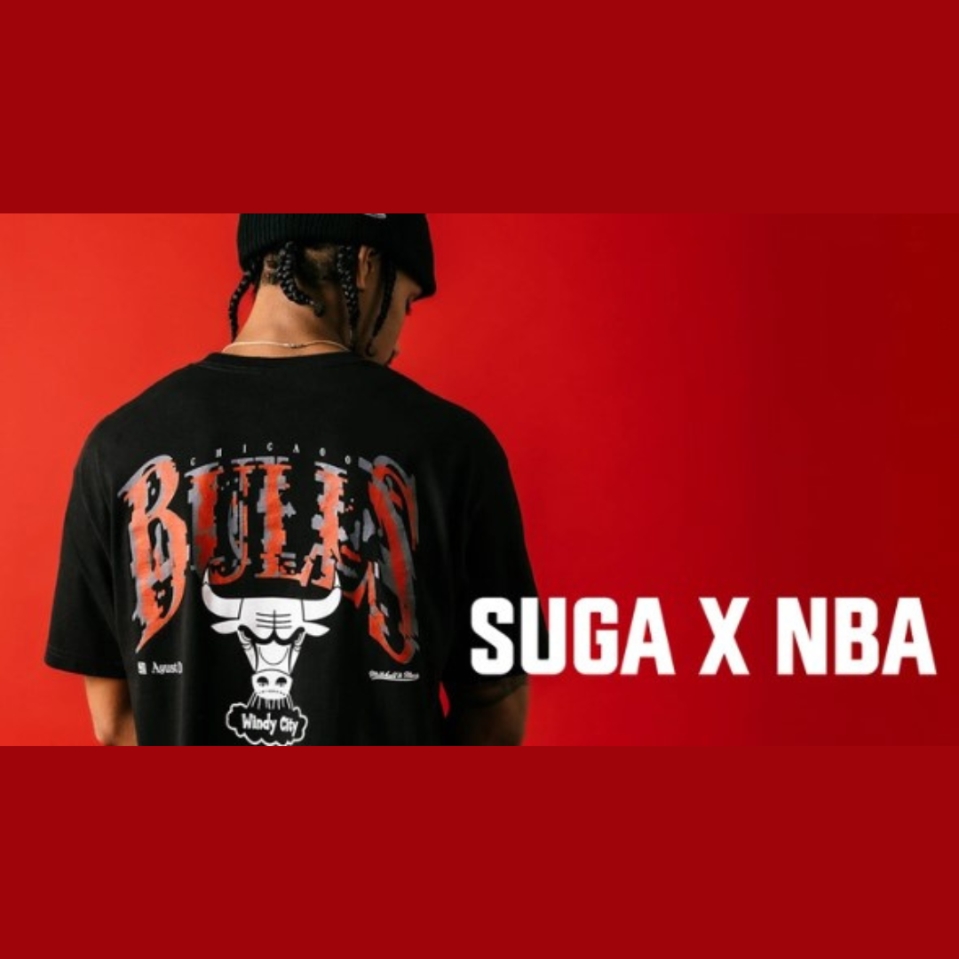 BTS SUGA - SUGA X NBA MERCHANDISE CAPSULE COLLECTION OFFICIAL MD | COKODIVE