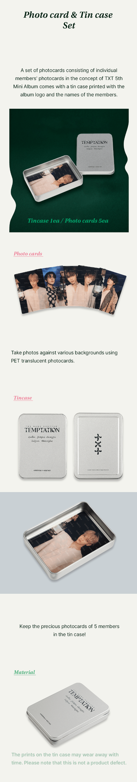 TXT - THE NAME CHAPTER TEMPTATION 5TH MINI ALBUM OFFICIAL MD | COKODIVE