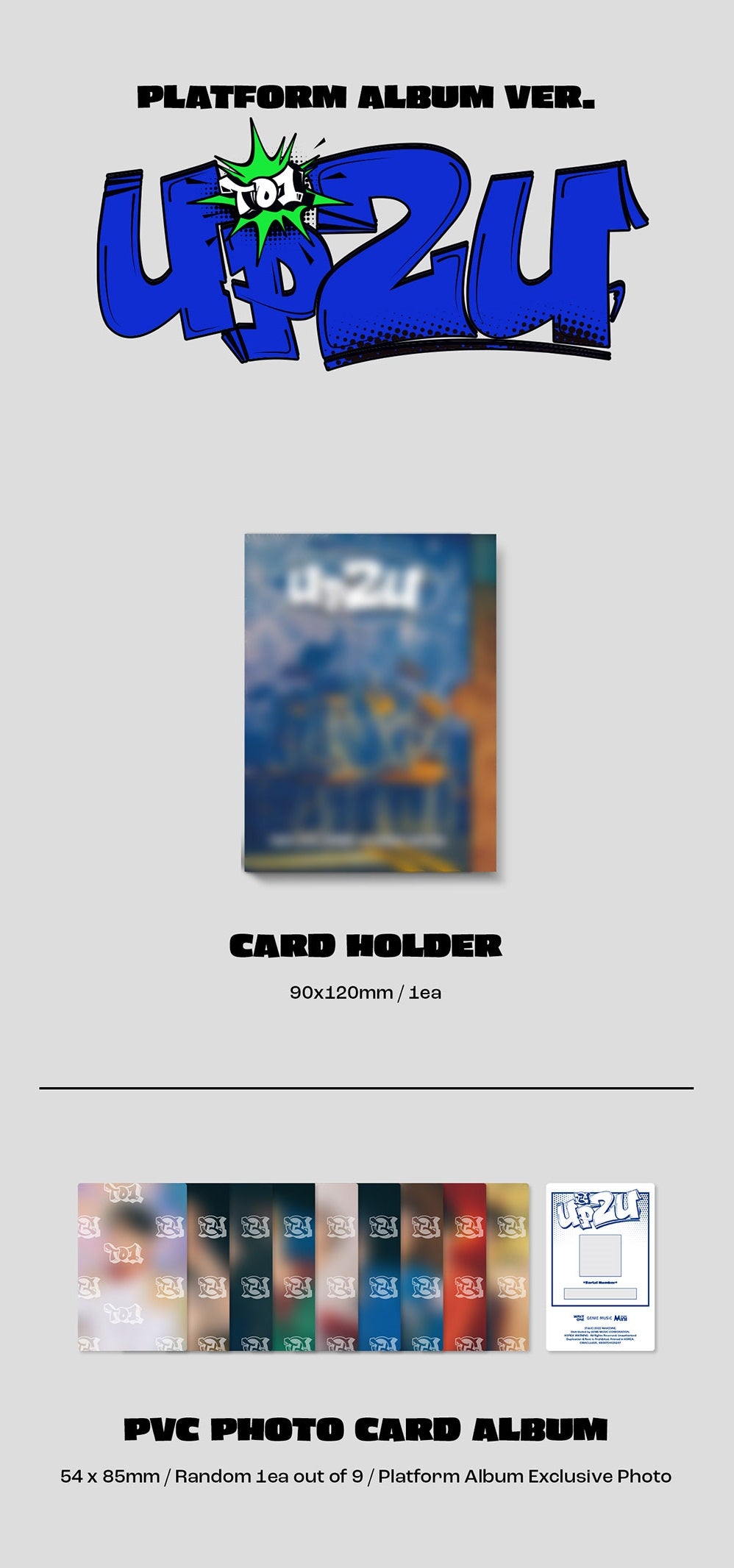 TO1 - UP2U 4TH MINI ALBUM (PLATFORM VER.) | COKODIVE